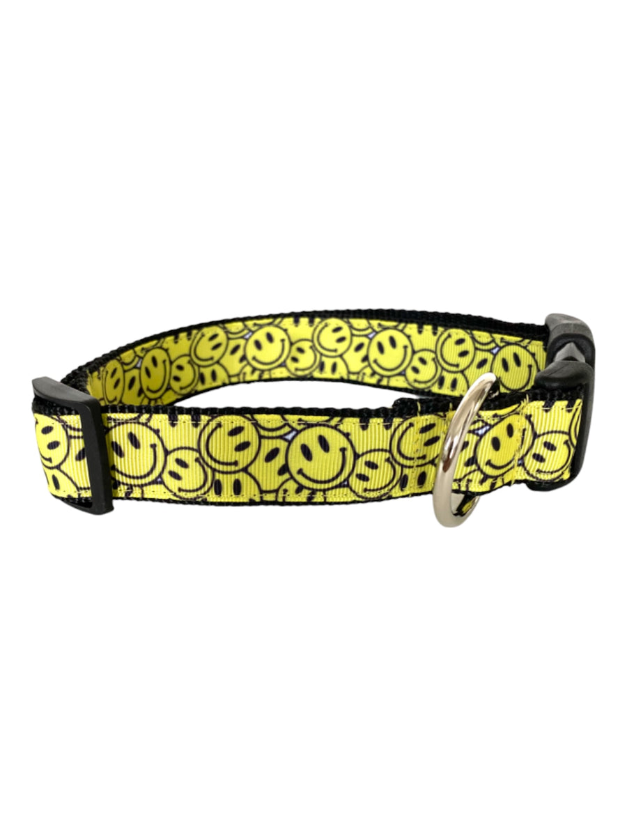Smiley Face Dog Collar – Collars by Design